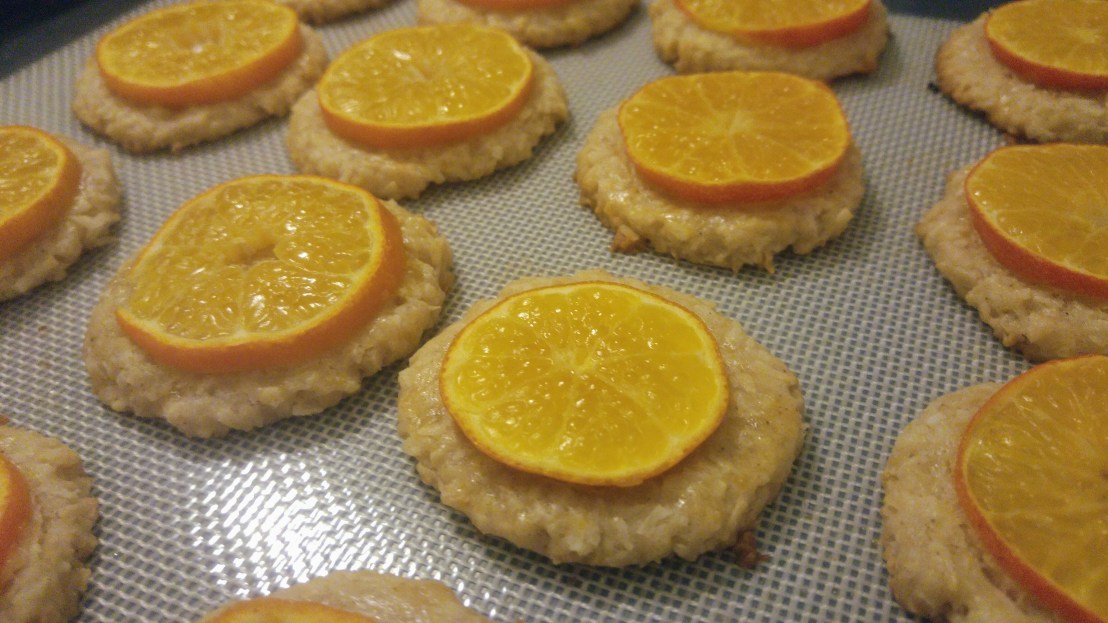 Tangerine Cookies with Coconut – New Taste of Christmas – Alphe's Corner