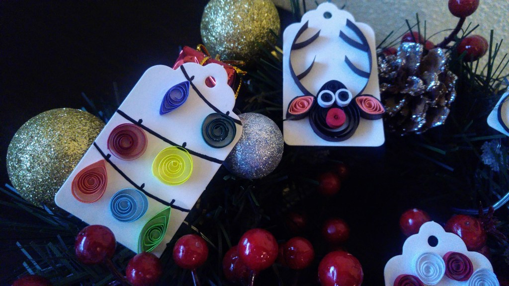 7 DIY Christmas Gift Tag Ideas – Quilling – Alphe's Corner