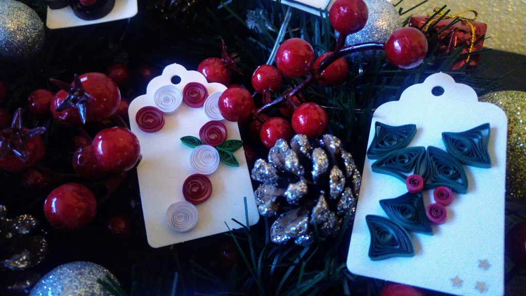 7 DIY Christmas Gift Tag Ideas – Quilling – Alphe's Corner