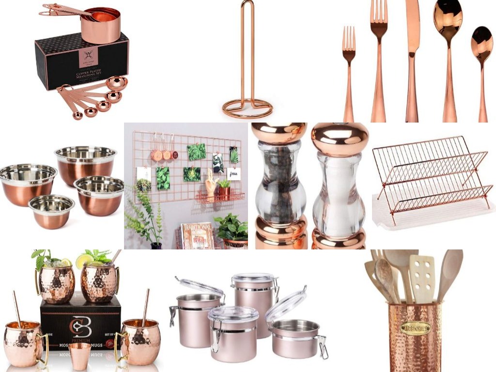 Rose Gold Kitchen Accessories – Alphe's Corner