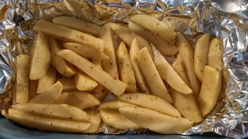 Healthy Oven Baked Chips – Potato Wedges – Alphe's Corner