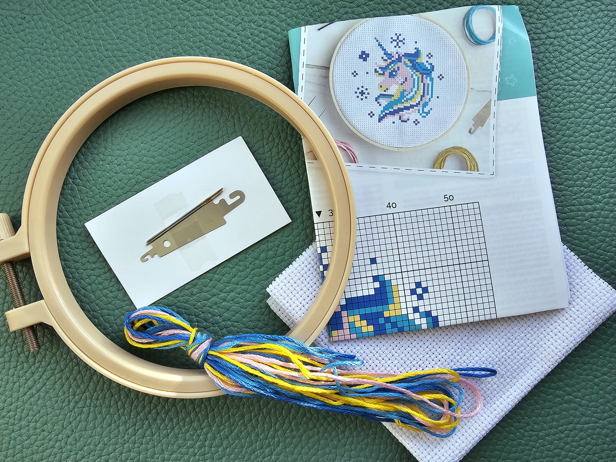 DIY Cross Stitch Kit – Unicorn – Alphe's Corner