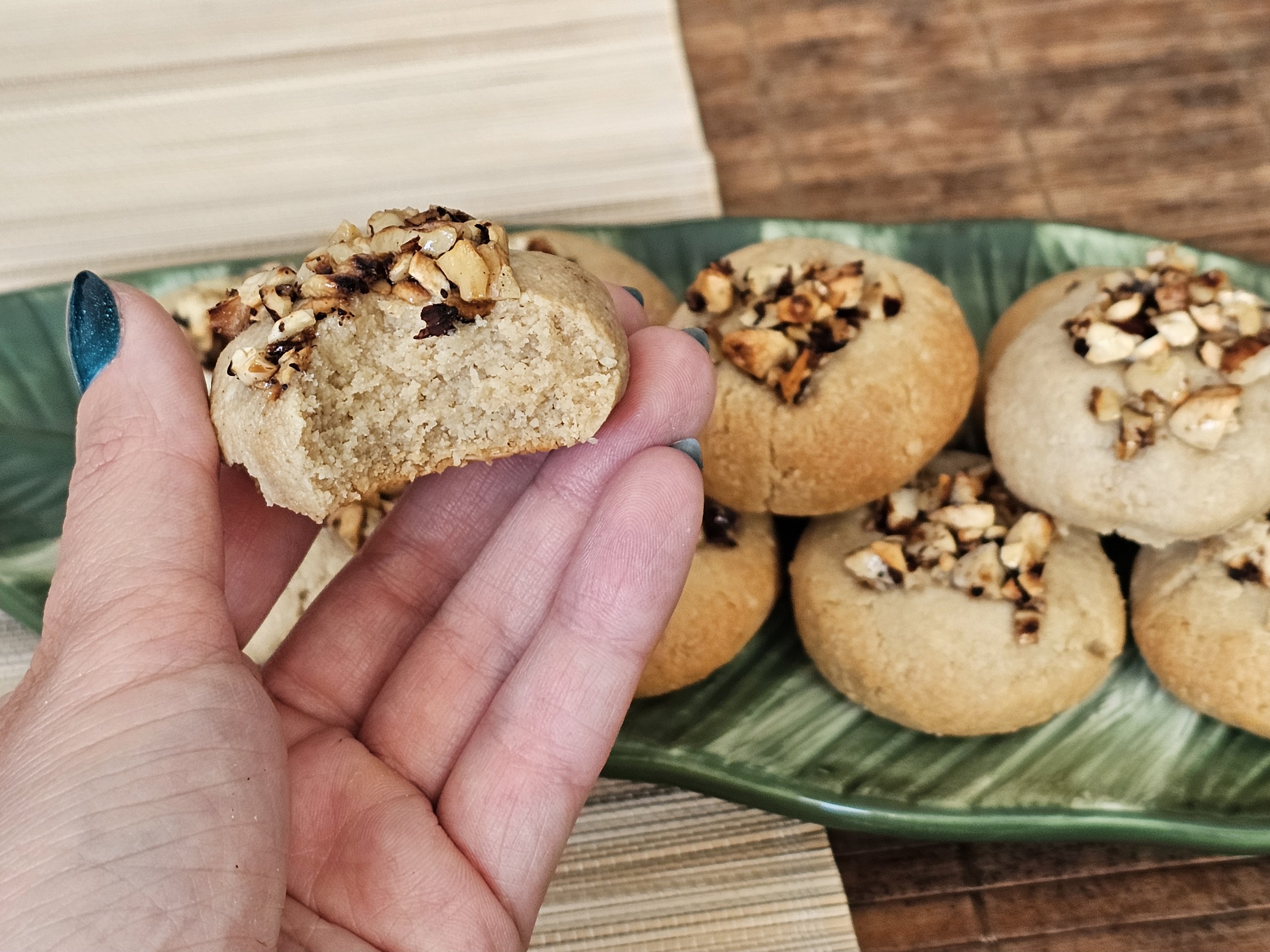 Almond Tahini Nut Cookies Recipe – Gluten Free – Protein Rich – Vegan ...
